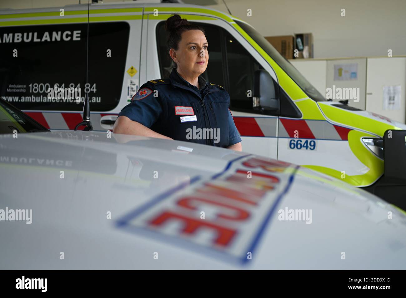 Ambulance Victoria Regional Director Vanessa Gorman poses for a ...