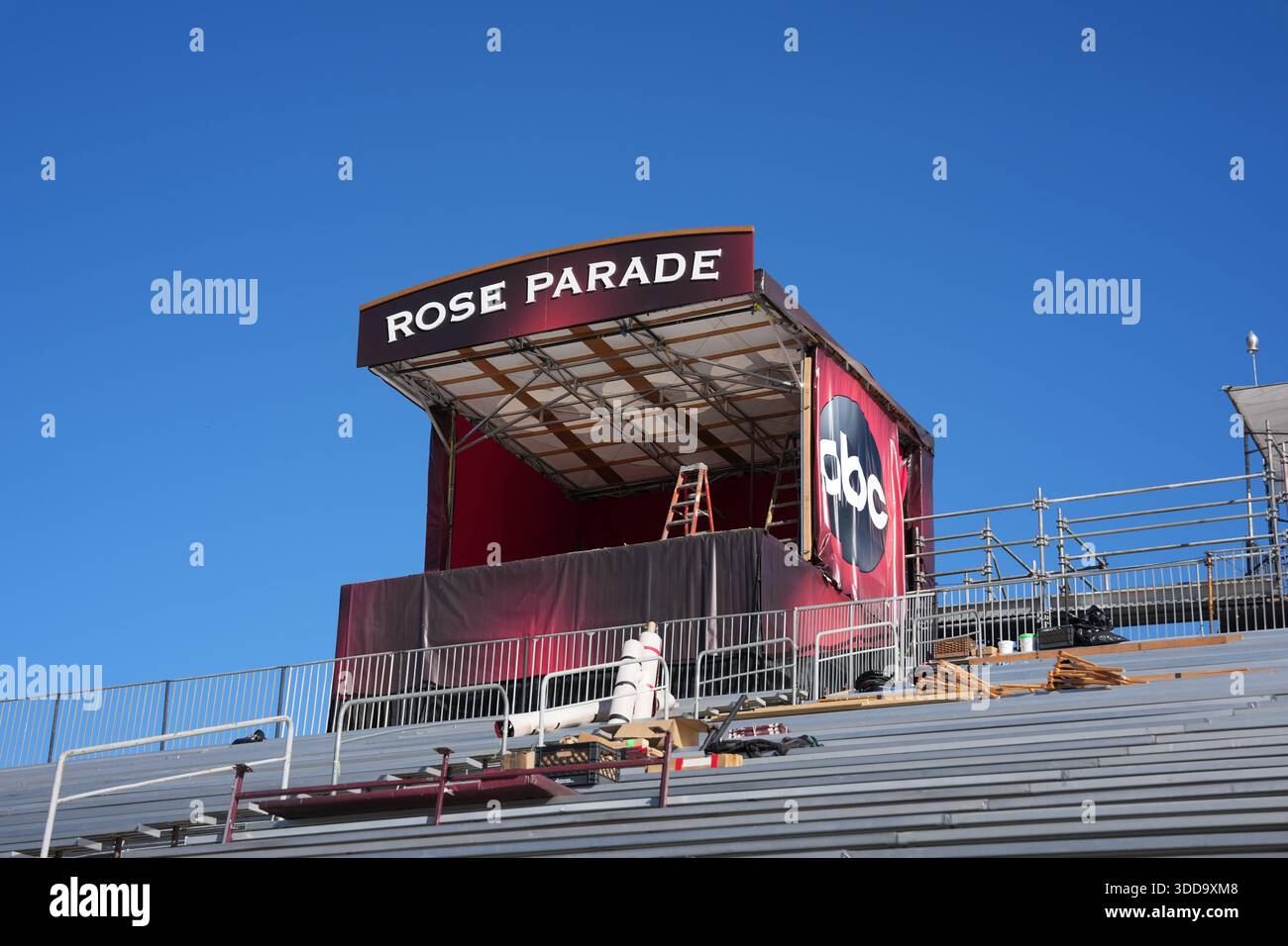 The Tournament of Roses ABC broadcast boost on Orange Grove Blvd ...