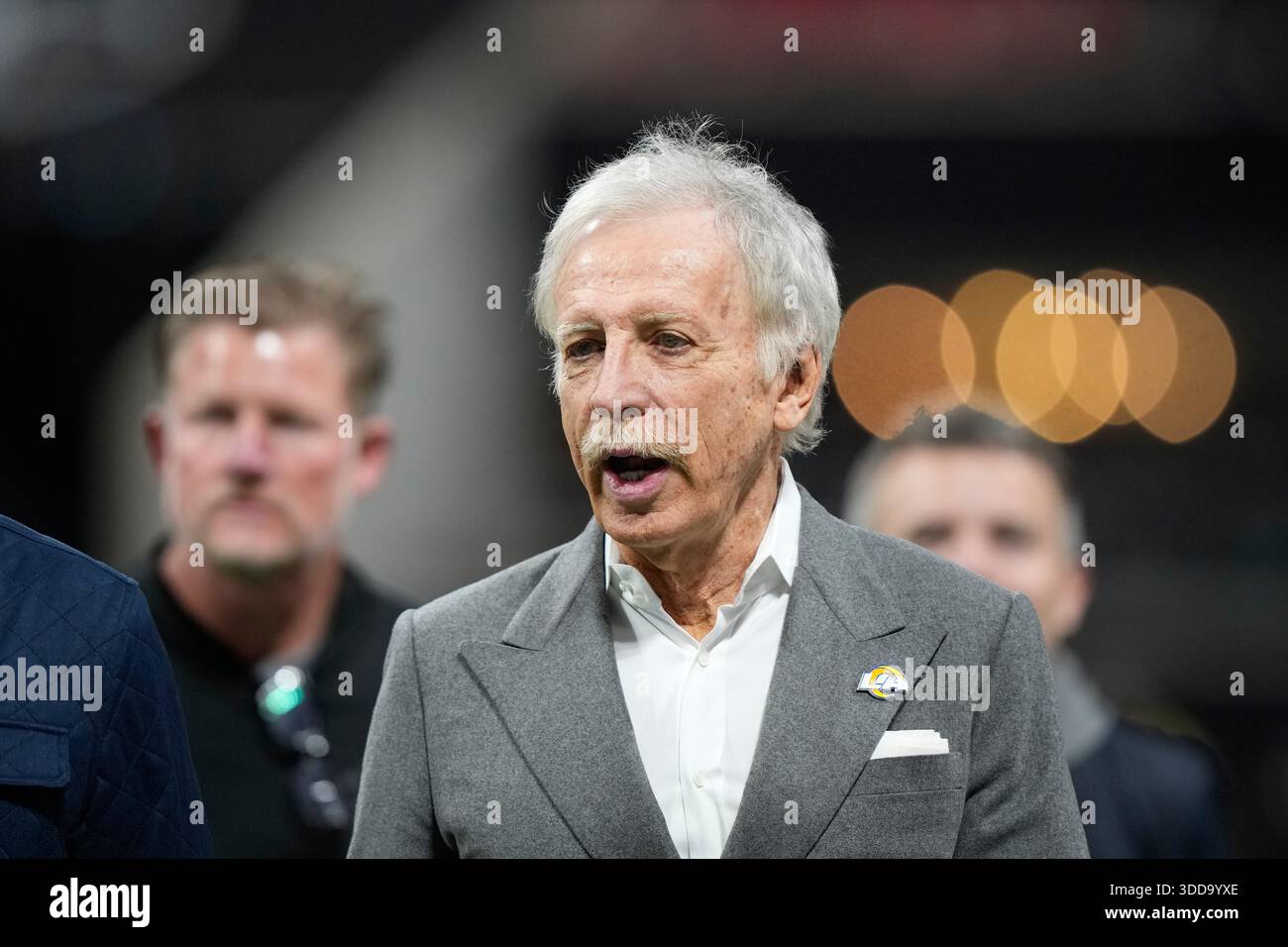 Los Angeles Rams owner Enos Stanley Kroenke walks on the field before ...