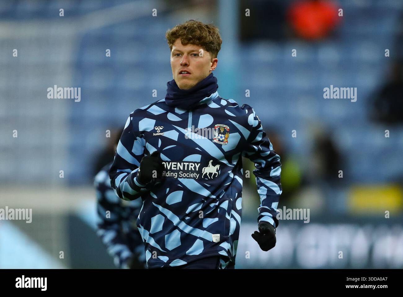 Coventry, UK, 29th December 2025.Victor Torp of Coventry warming up ...