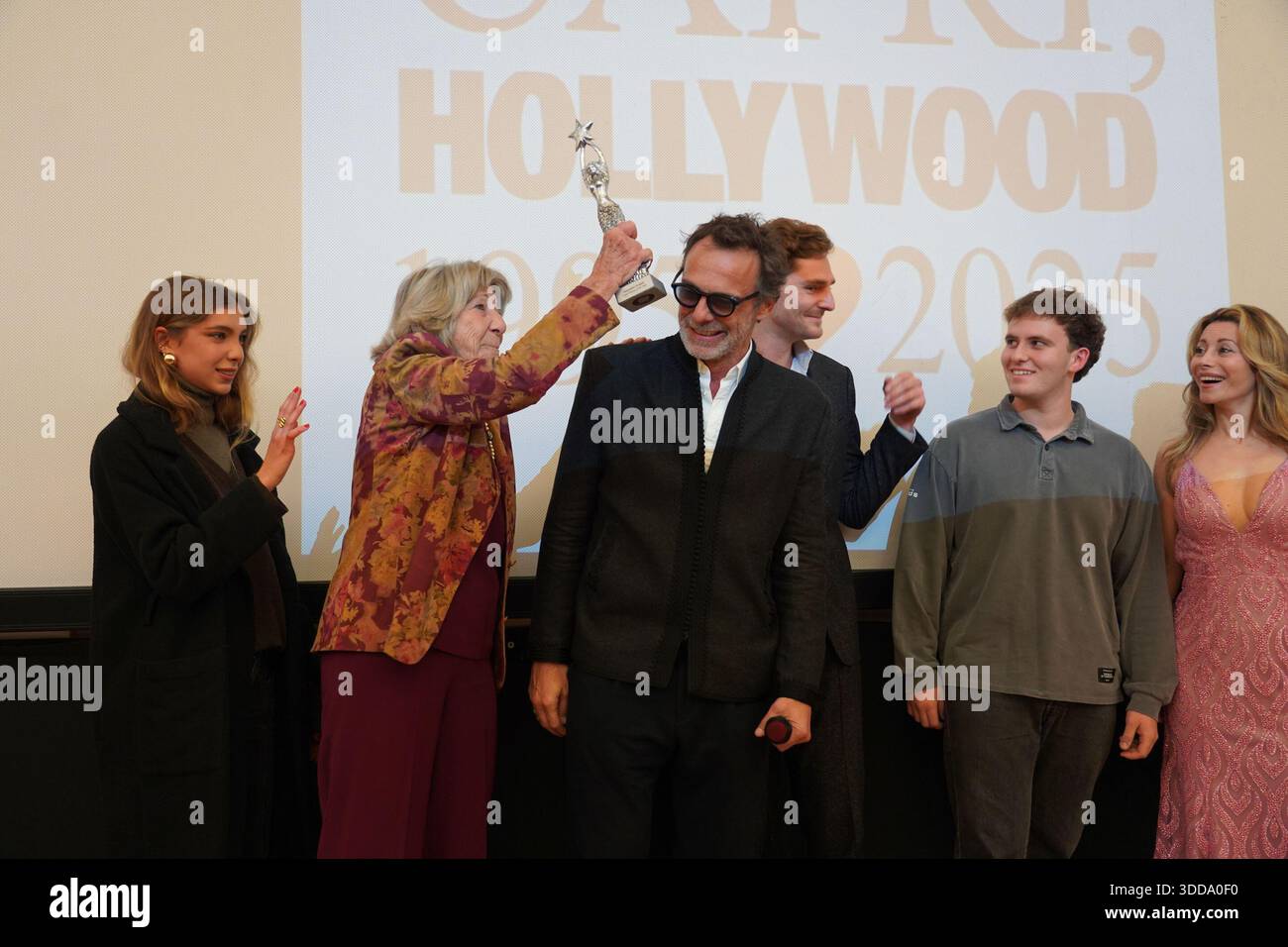 Alessandro Preziosi and his mother Maria Cristina di Nocera at the 2025 ...