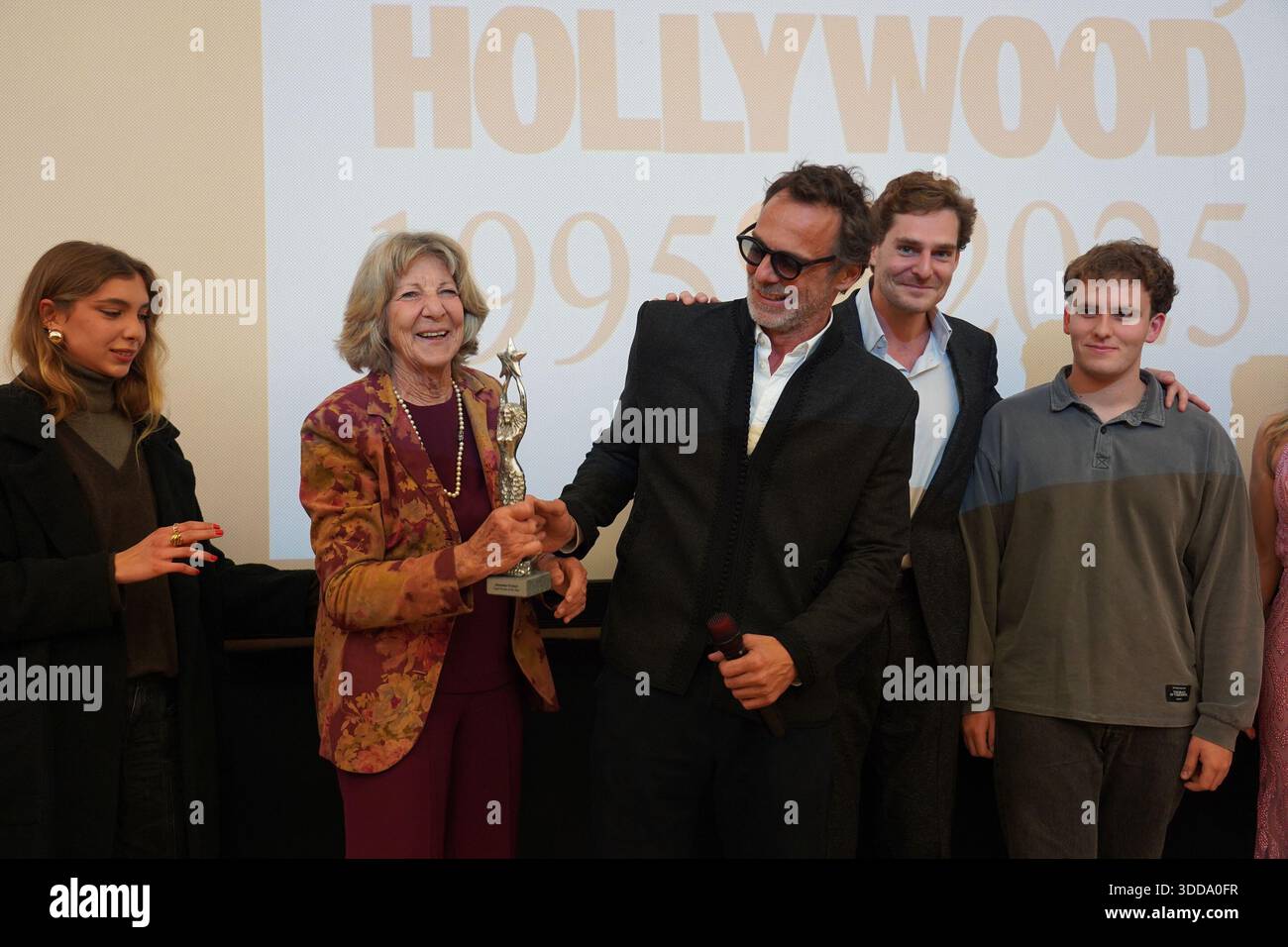 Alessandro Preziosi and his mother Maria Cristina di Nocera at the 2025 ...