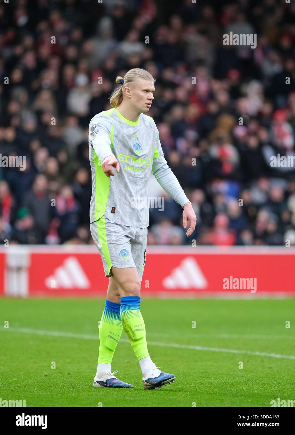 Erling Haaland of Manchester City seen during the Premier league ...