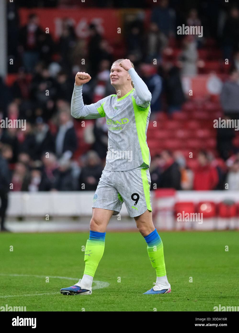 Erling Haaland of Manchester City seen during the Premier league ...