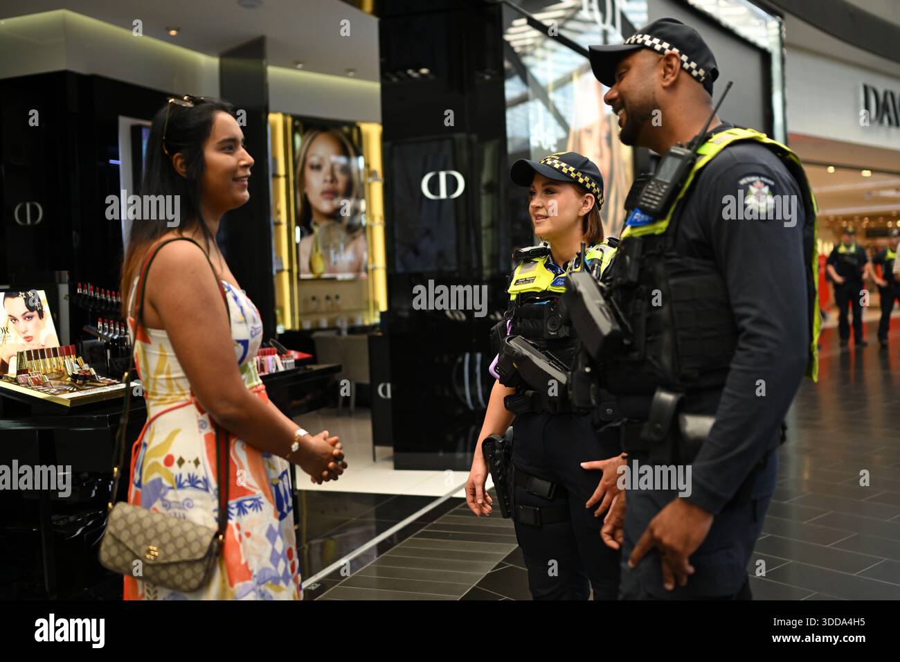 Victoria Police Protective Services Officer’s are seen on patrol at ...
