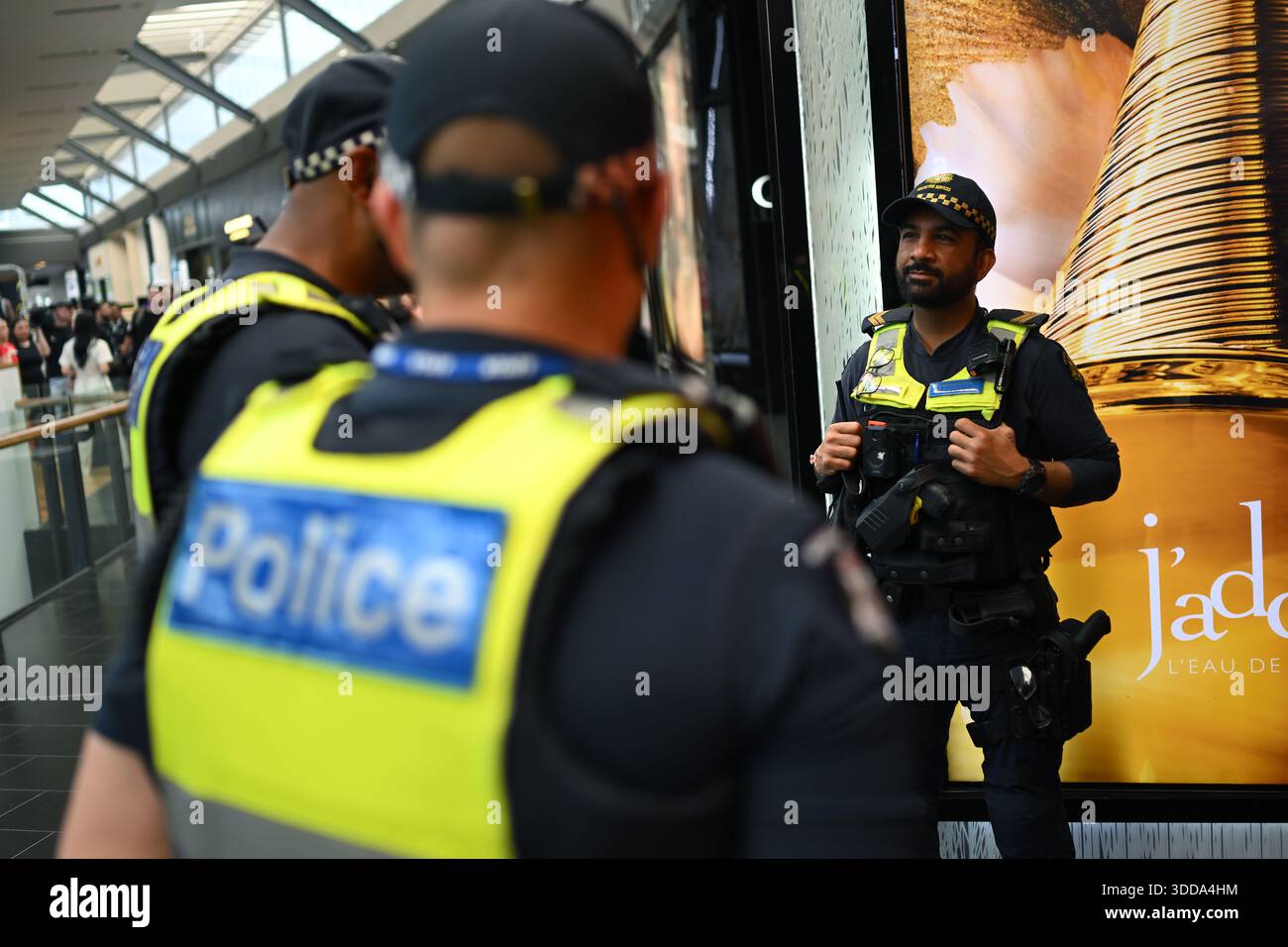 Victoria Police Protective Services Officer’s are seen on patrol at ...