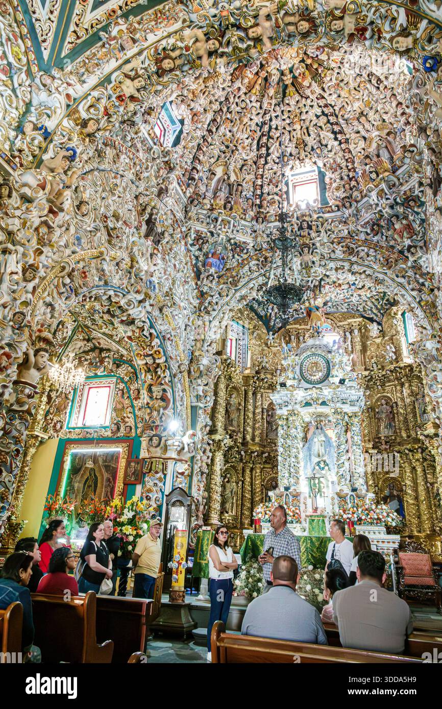 Puebla Mexico,San Andres Cholula,Templo de Santa Maria Tonantzintla ...