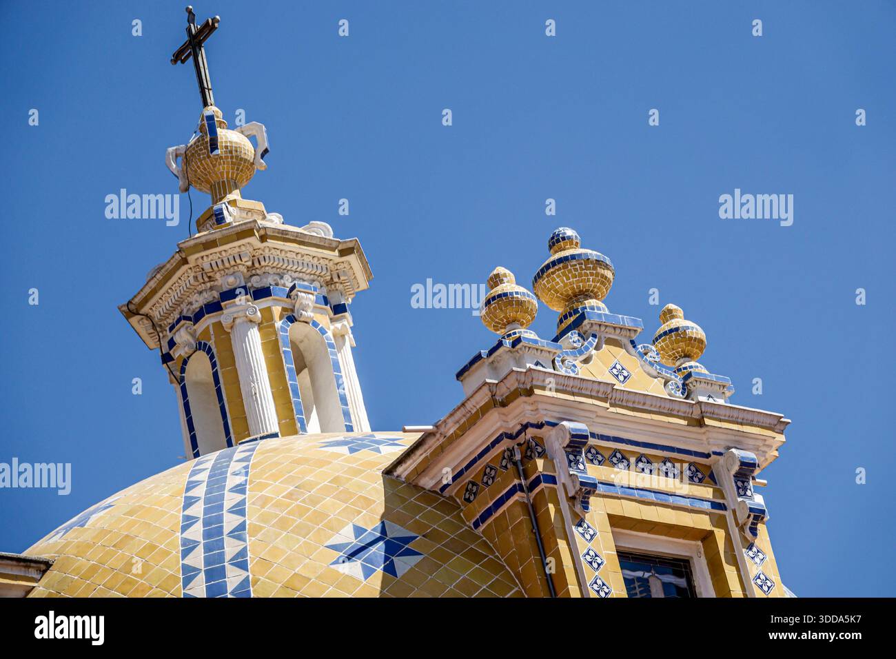 Puebla Mexico,San Andres Cholula,Templo de Santa Maria Tonantzintla ...