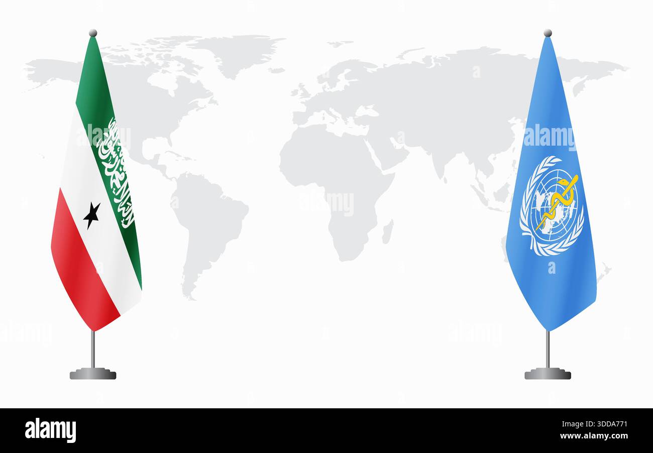 Who flag world health Stock Vector Images - Alamy