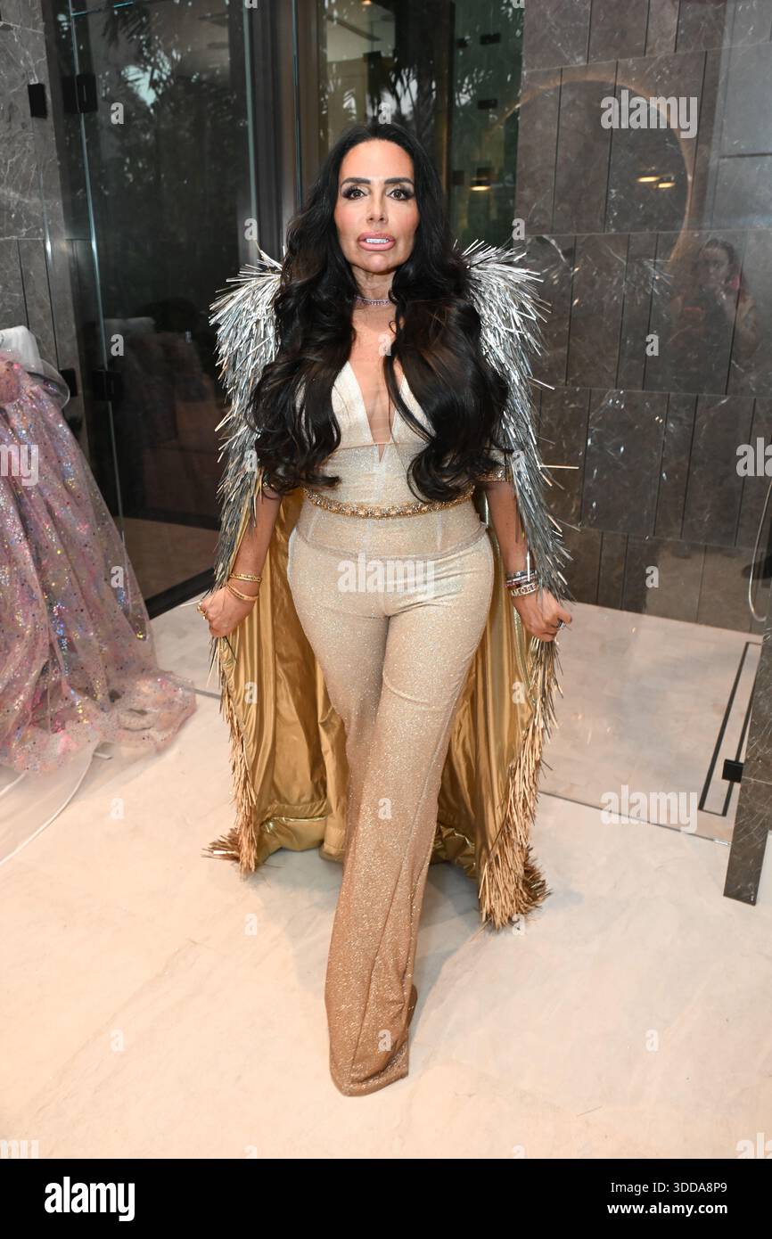 Taja Abitol gets ready for the red carpet for the Netflix's 'Members ...