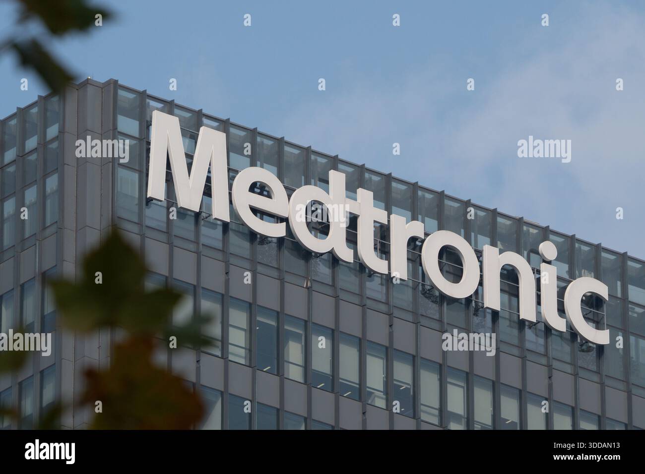 SHANGHAI, CHINA - DECEMBER 30, 2025 - Medtronic building in Shanghai ...