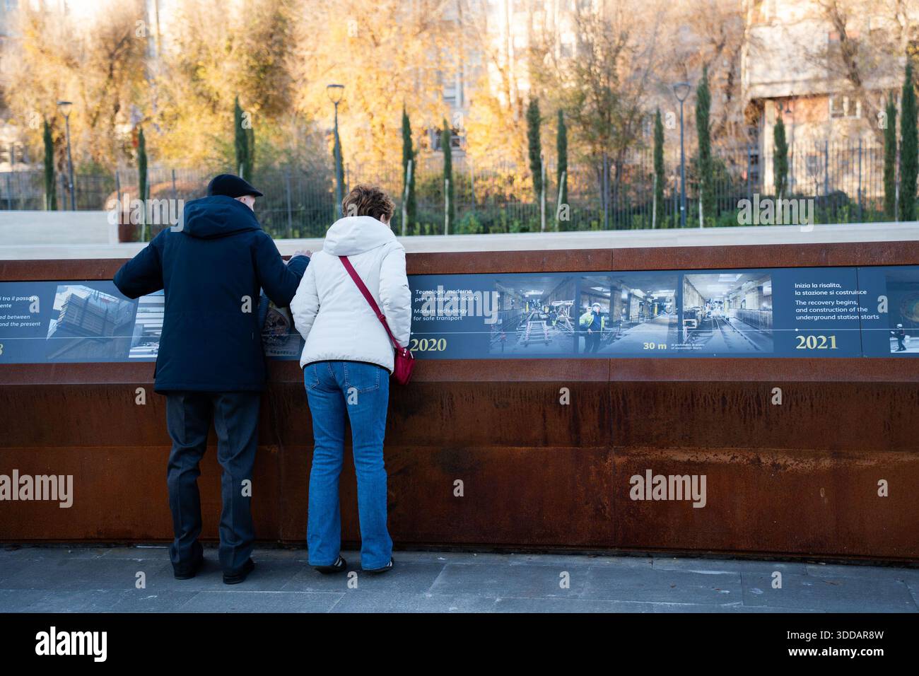 **NO WEBSITE OR NEWSPAPERS FOR ITALY ONLY** Metro C Station, Colosseum ...