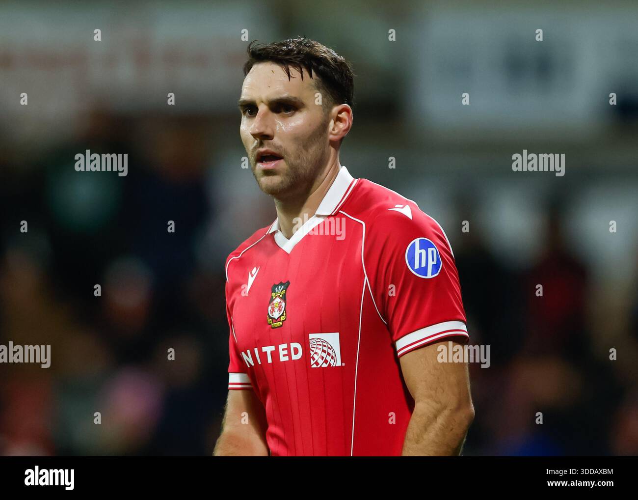 Wrexham's Matthew James during the Sky Bet Championship match at the ...