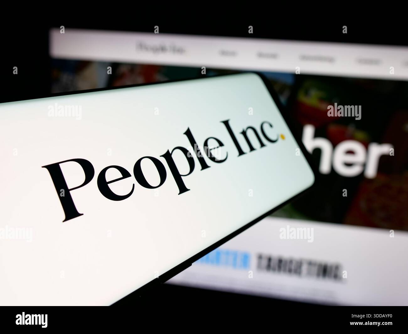 In this photo illustration, a smartphone with the logo of US digital ...