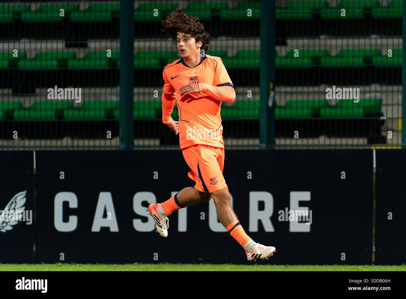 ROESELARE, BELGIUM - NOVEMBER 5: Lovro Chelfi of FC Barcelona looks on ...