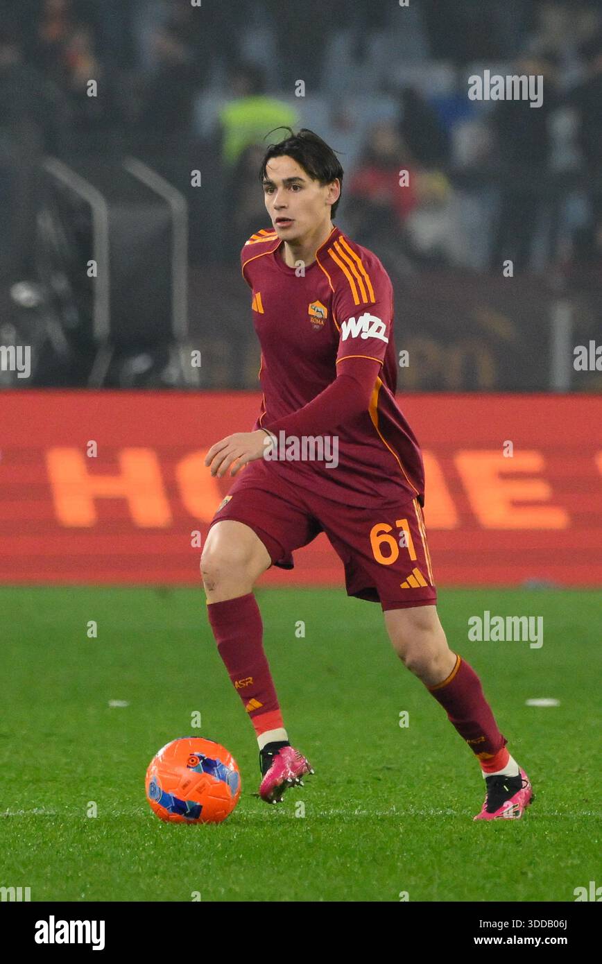 Romaâ??s Niccolo' Pisilli during the Italian Football Championship ...