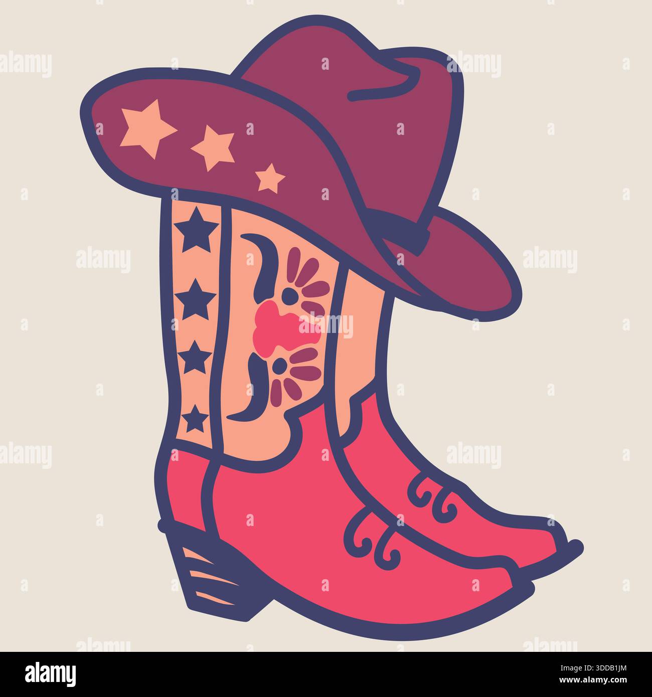 Classic westerns vector vectors hi-res stock photography and images - Alamy