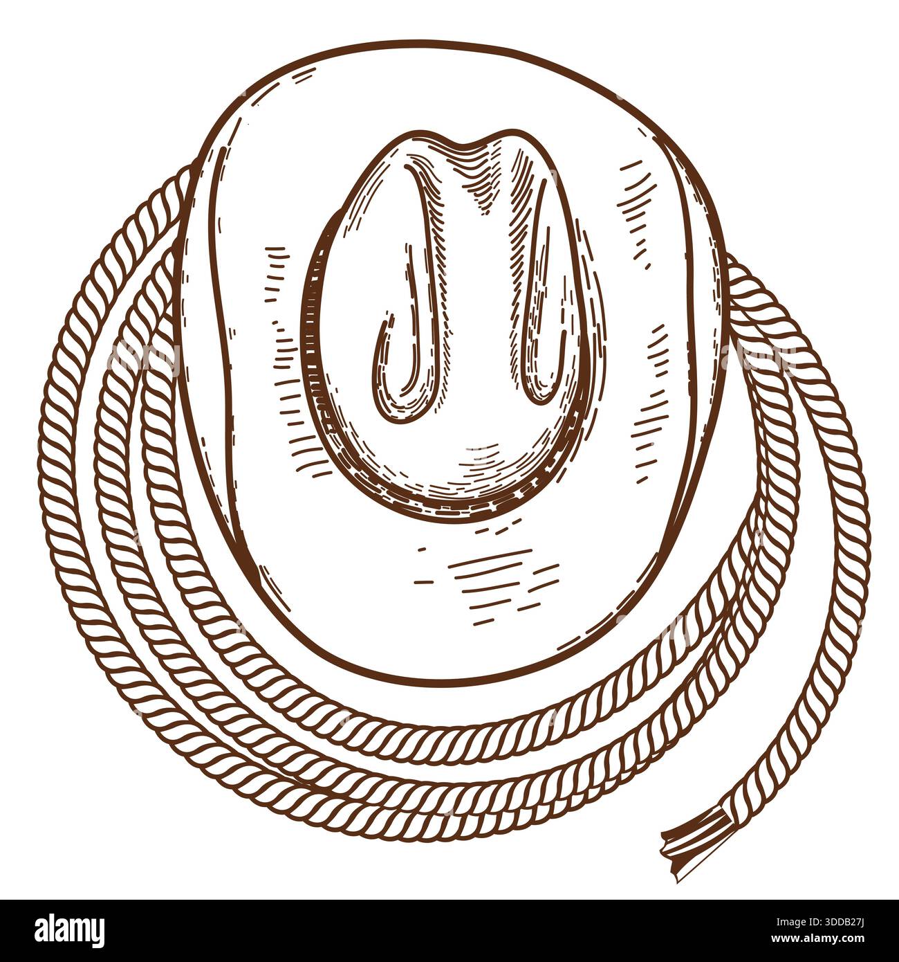 Lasso graphic Cut Out Stock Images & Pictures - Alamy