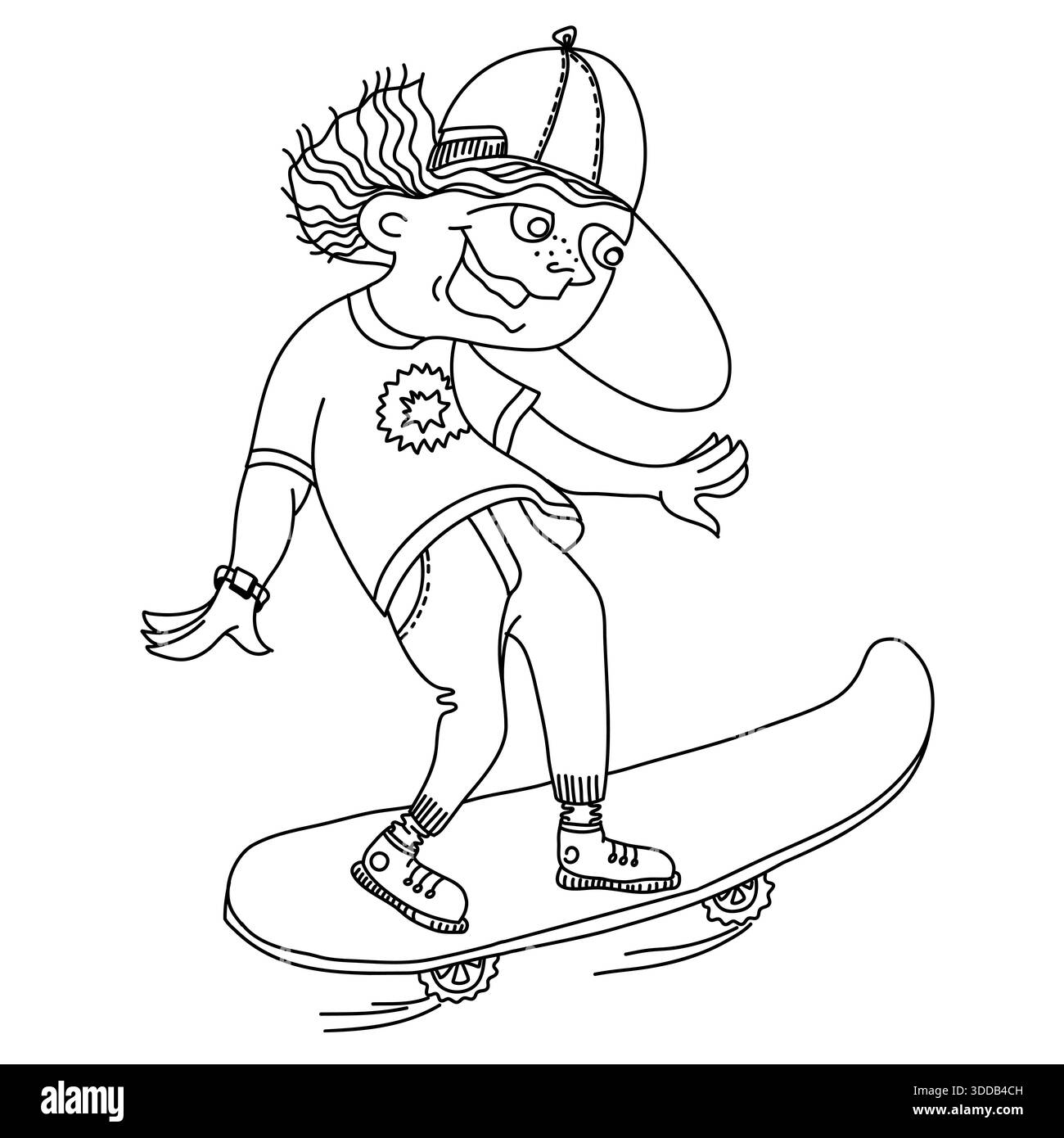 Teenager poster on white Black and White Stock Photos & Images - Alamy