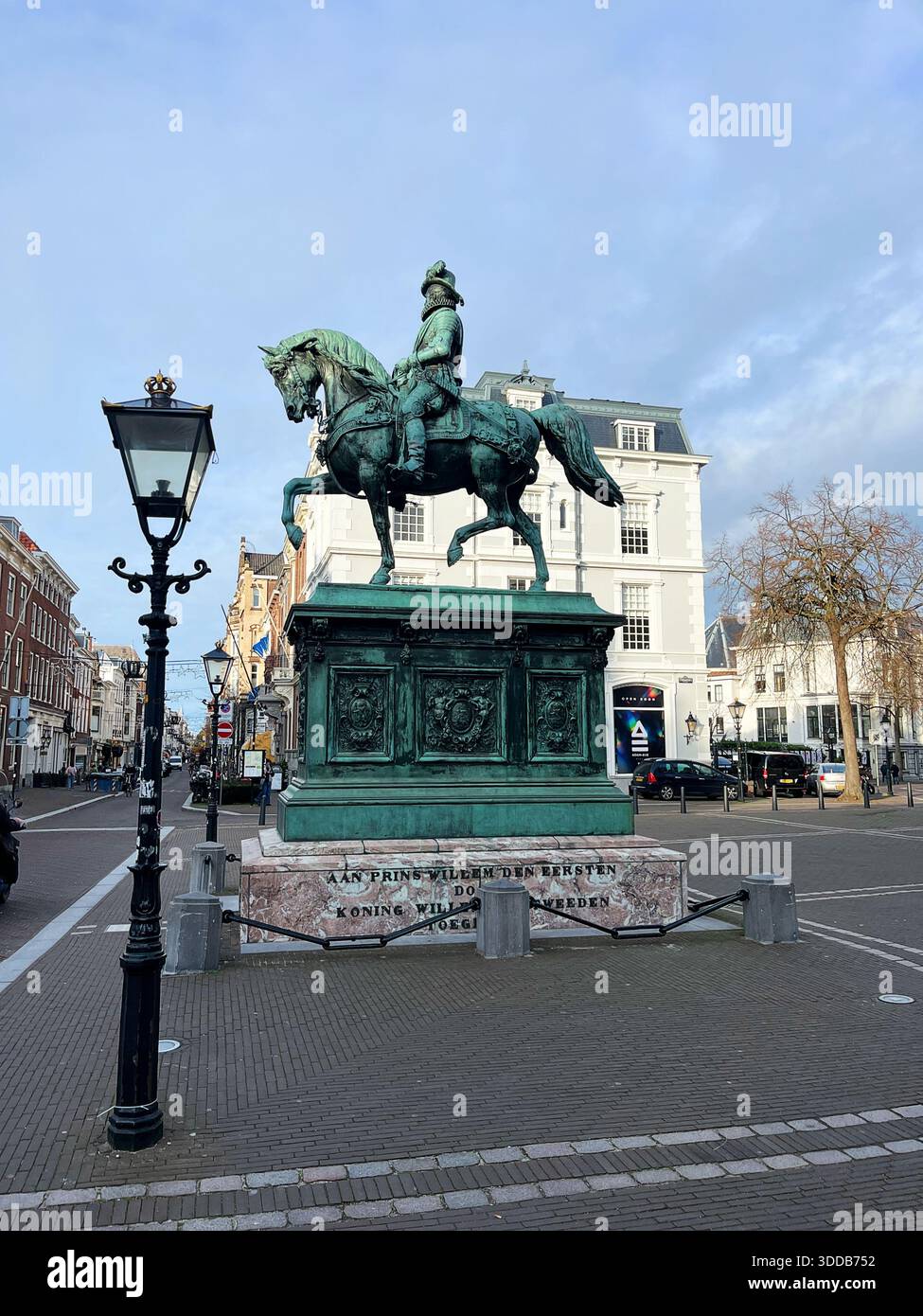 The Hague, Netherlands. December 4, 2025. The statue of William of ...