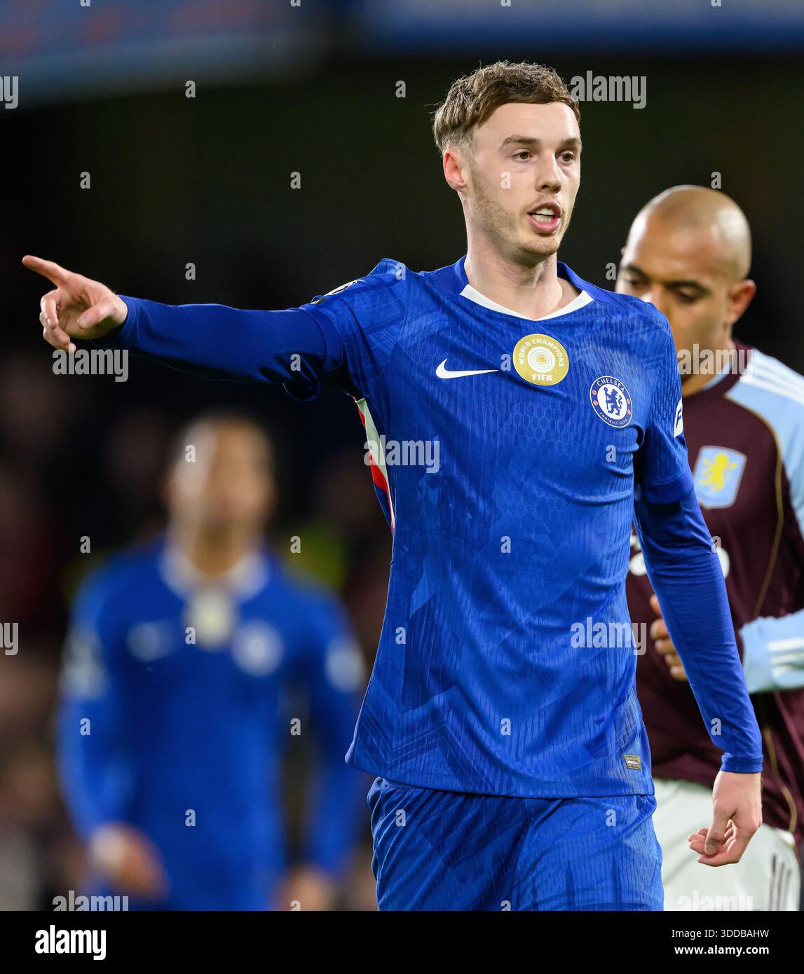 Chelsea v Aston Villa - Premier League - Stamford Bridge. Cole Palmer ...