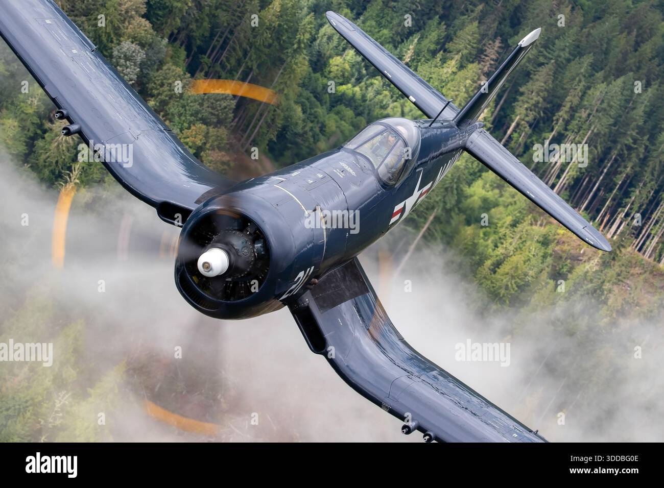 The Vought F4U-7 Corsair NX1337A, serial 133732, participated in ...