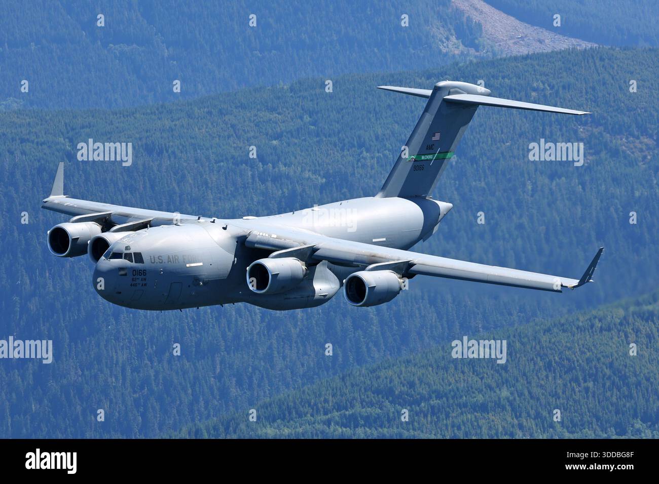 The U.S. Air Force Boeing C-17A Globemaster III, registration 99-0166 ...