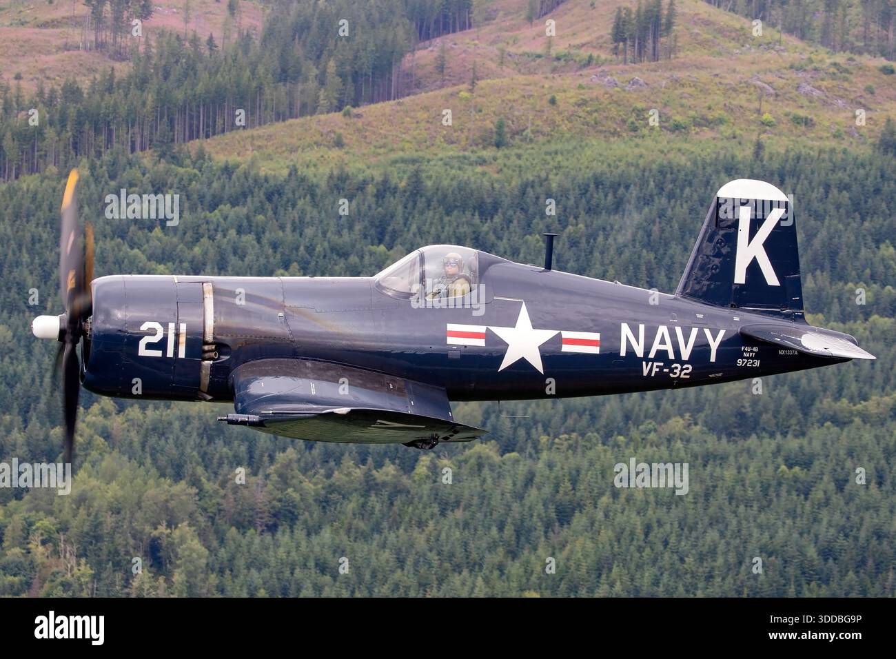 At the Abbotsford International Airshow in Canada 2025, the Vought F4U ...