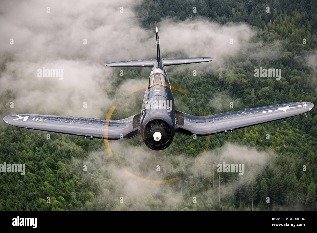 A Vought F4U-7 Corsair, registration NX1337A, serial number 133732, is ...