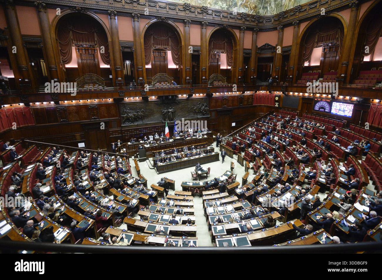 Rome Chamber of Deputies declarations of vote and final vote for the ...