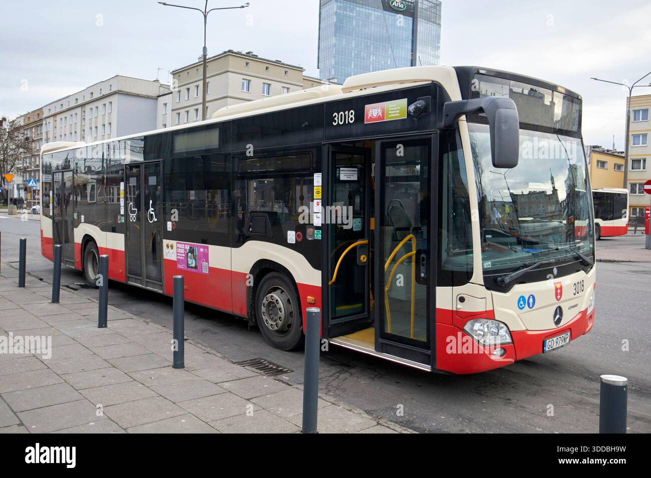 gdansk ztm mercedes citaro bus at wrzeszcz bus interchange station ...