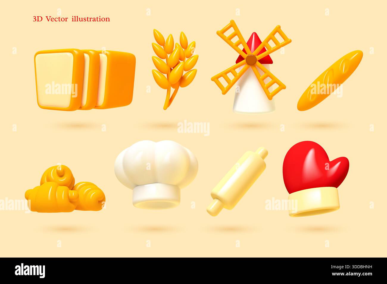 3d kitchen render Stock Vector Images - Alamy