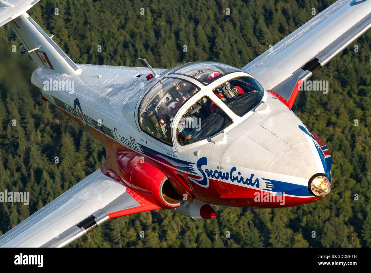 The Canadair CT-114 Tutor, registration 114141, operated by the Royal ...
