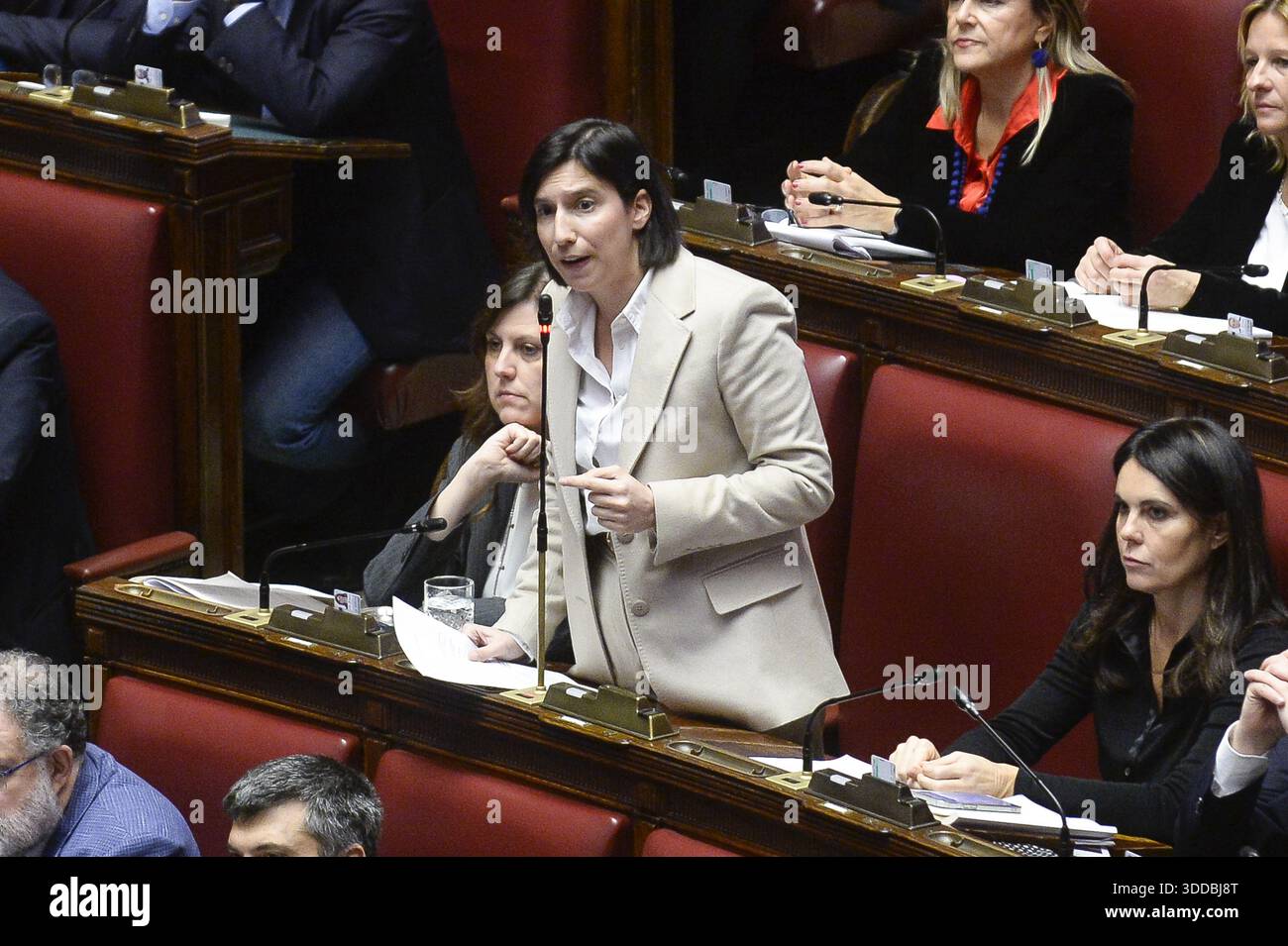 Rome Chamber of Deputies voting declarations and final vote for the ...