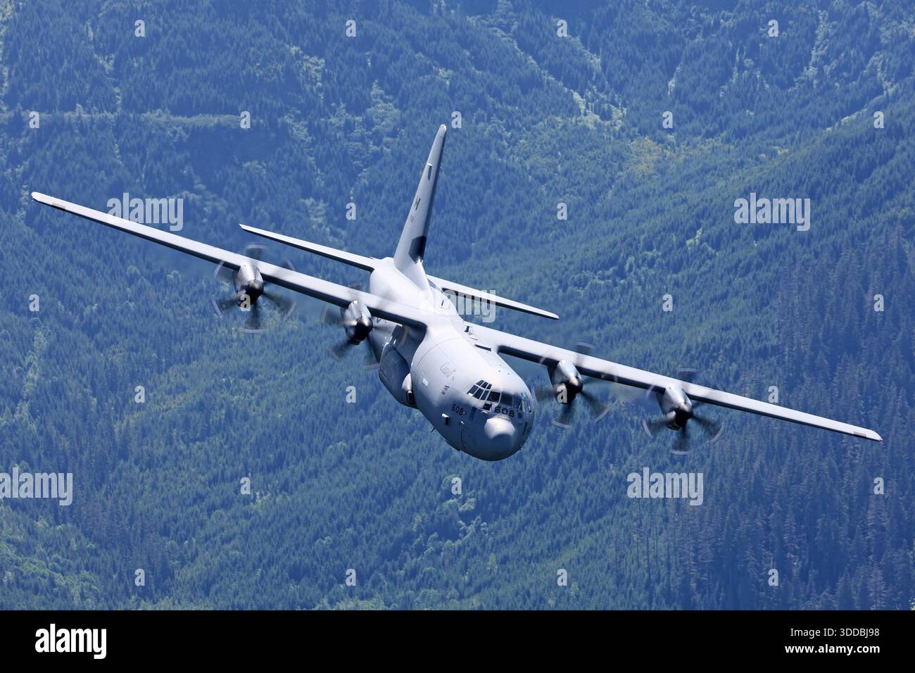 The CC-130J Super Hercules, registration 130608, is a multi-role ...