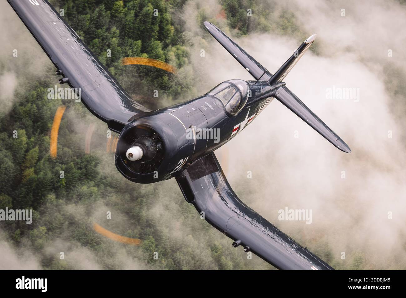 The Vought F4U-7 Corsair, registered NX1337A with serial number 133732 ...