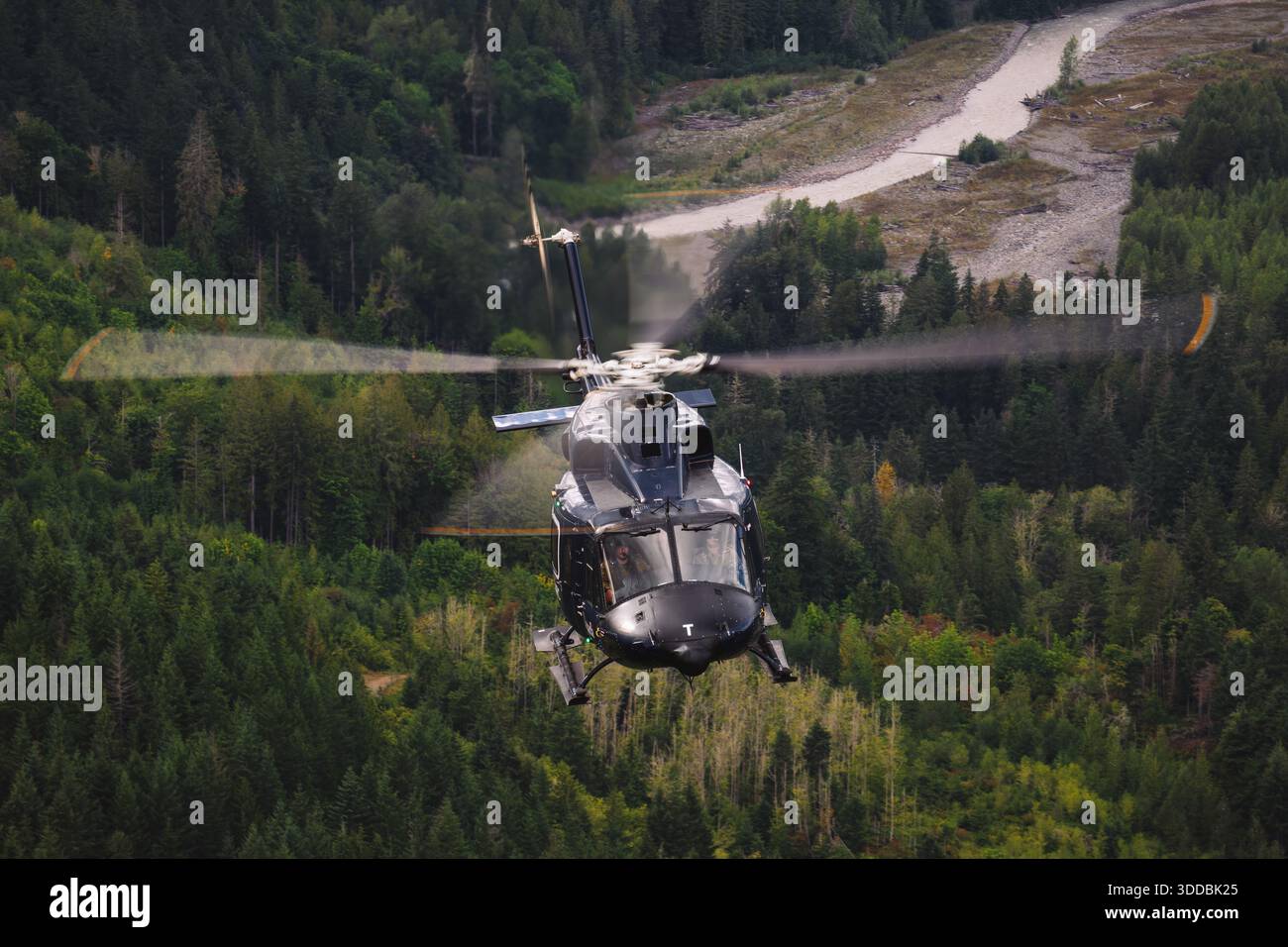 Air to air photograph of a Royal Canadian Air Force Bell CH-146 Griffon ...