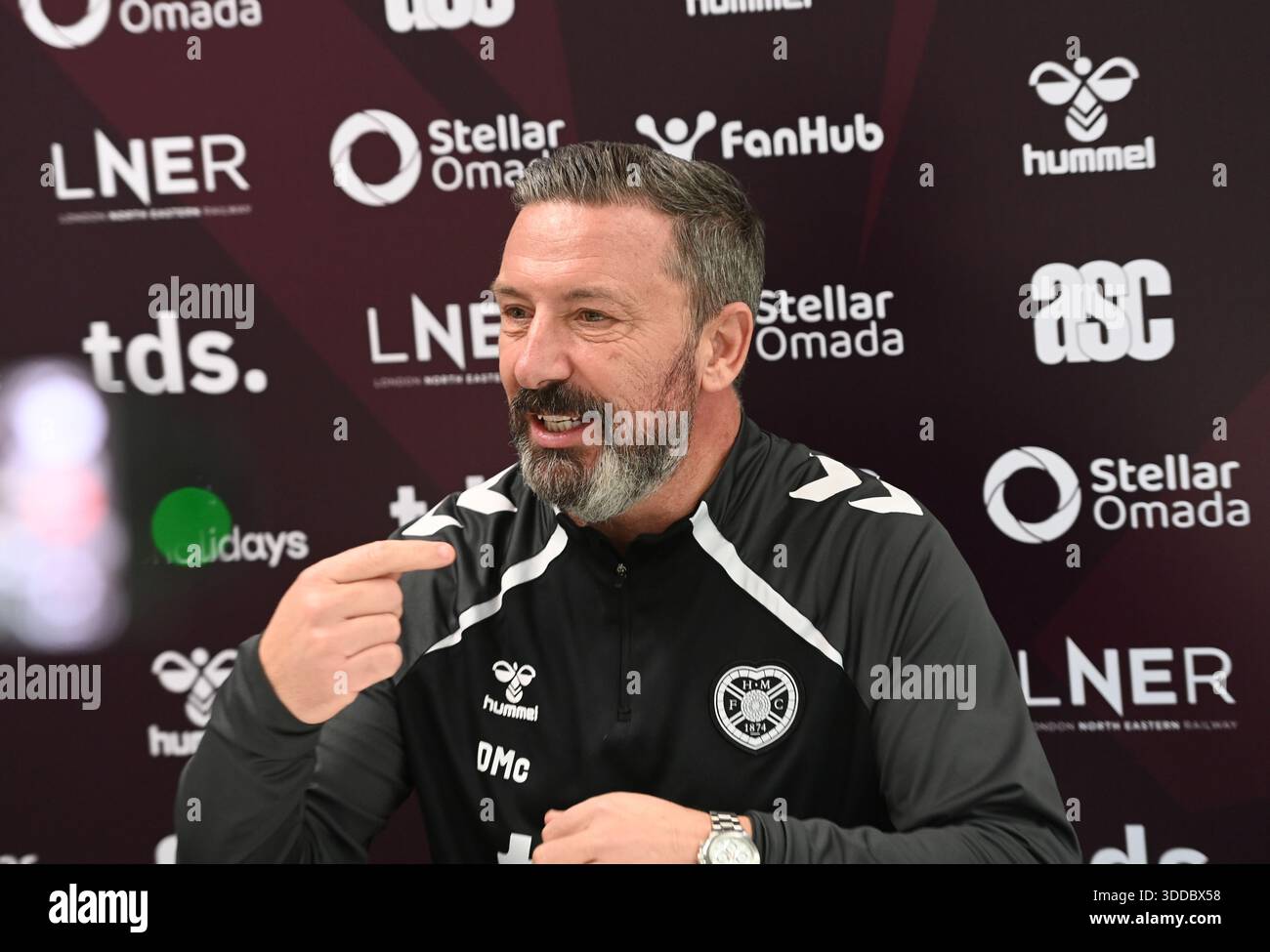 Oriam,Edinburgh.Scotland .UK.30th Dec 25 Hearts Press Conference for ...