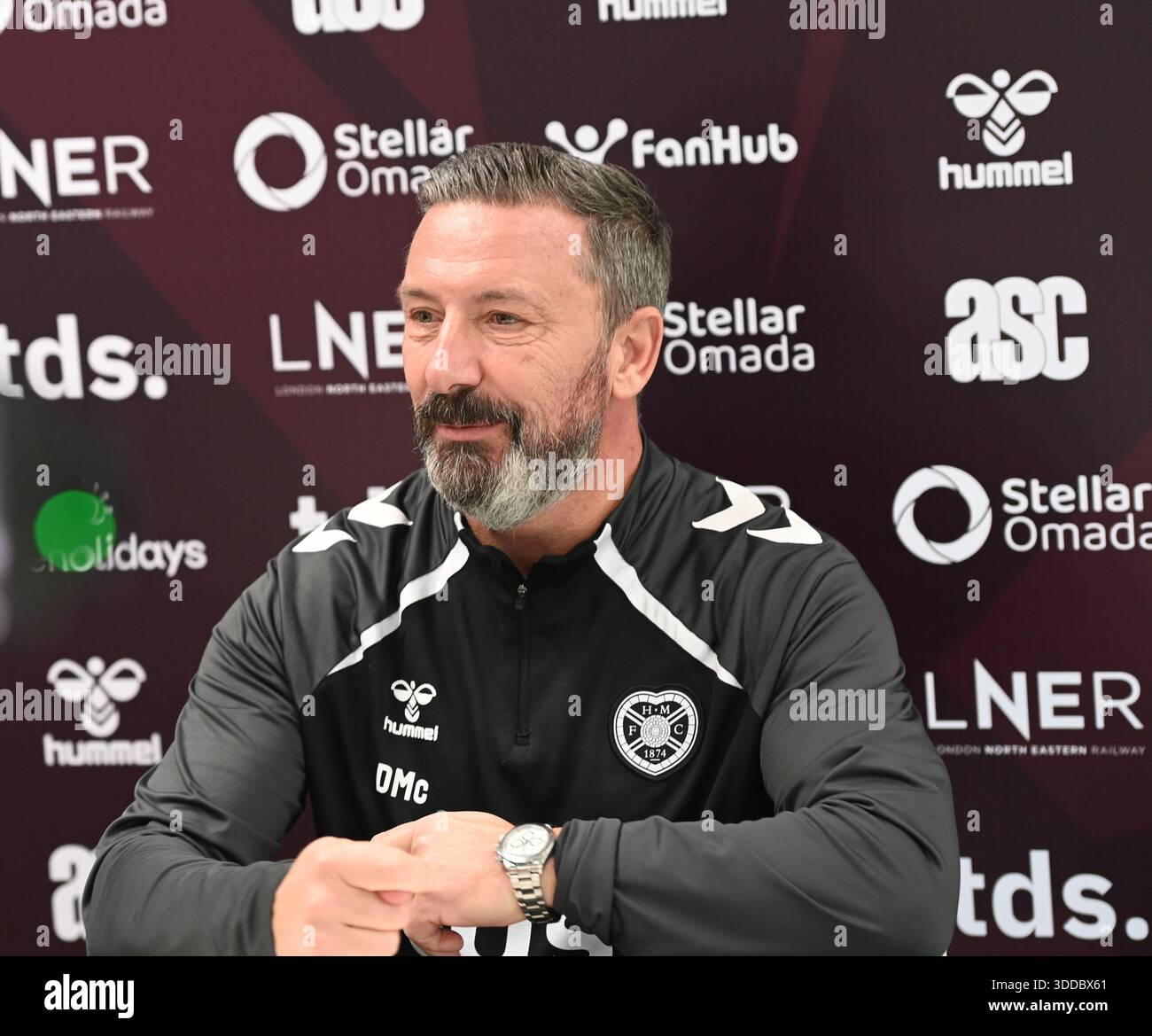 Oriam,Edinburgh.Scotland .UK.30th Dec 25 Hearts Press Conference for ...