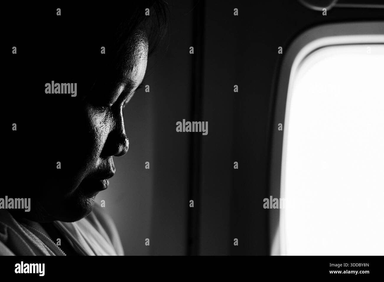 Grain profile Black and White Stock Photos & Images - Alamy