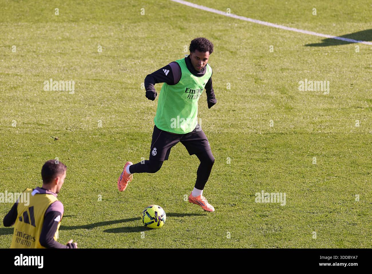 Rodrygo Goes of Real Madrid CF seen in action during the open doors ...