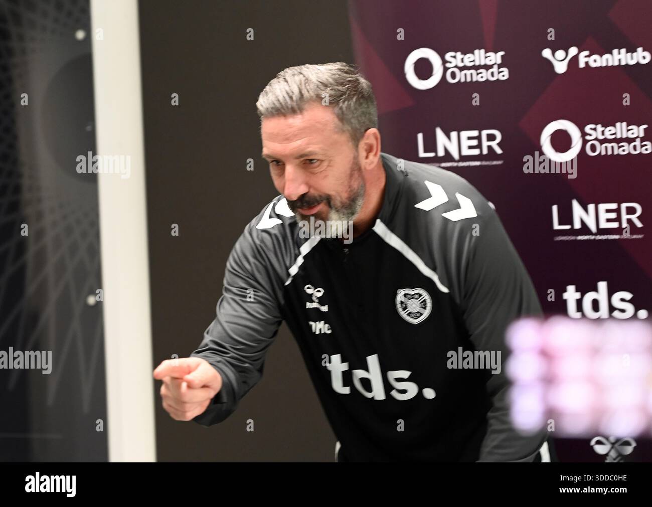 Oriam,Edinburgh.Scotland .UK.30th Dec 25 Hearts Press Conference for ...