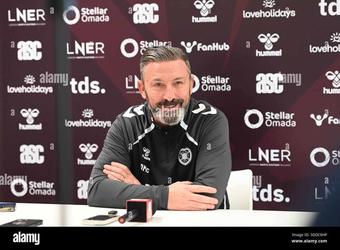 Oriam,Edinburgh.Scotland .UK.30th Dec 25 Hearts Press Conference for ...