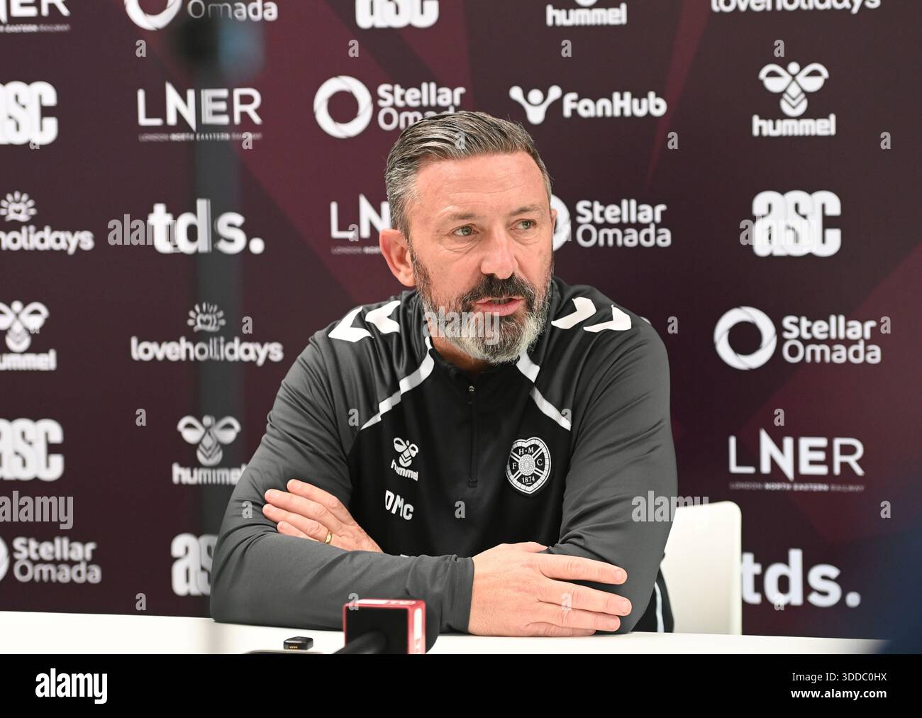 Oriam,Edinburgh.Scotland .UK.30th Dec 25 Hearts Press Conference for ...