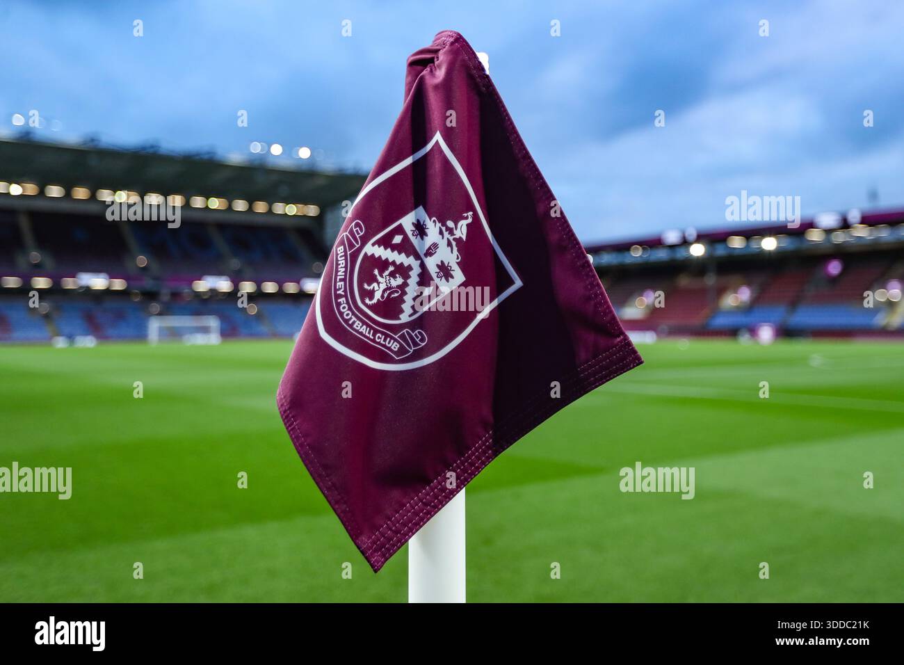 Burnley corner flag ahead of the Premier League match Burnley vs ...