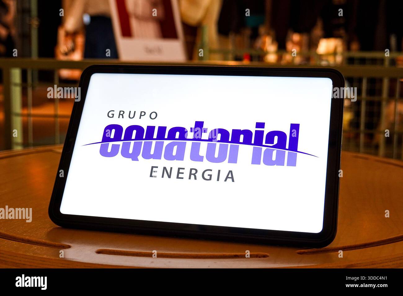 In this photo illustration, a Grupo Equatorial Energia logo is seen ...