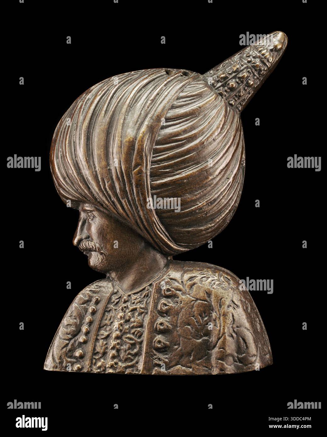 Historical sculpted bust of Suleyman the Magnificent, dating to the ...