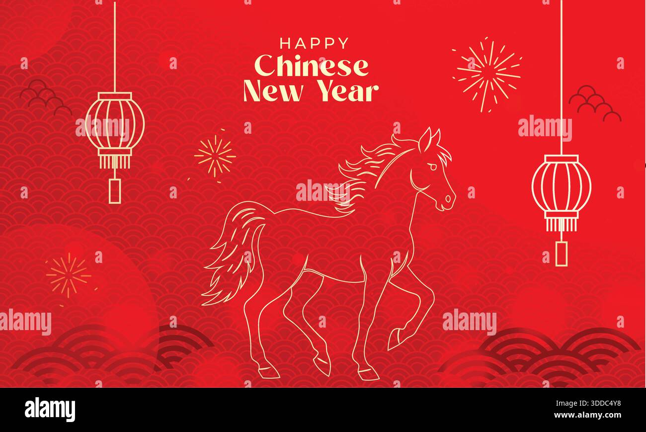 2026 chinese year fire horse hi-res stock photography and images - Alamy