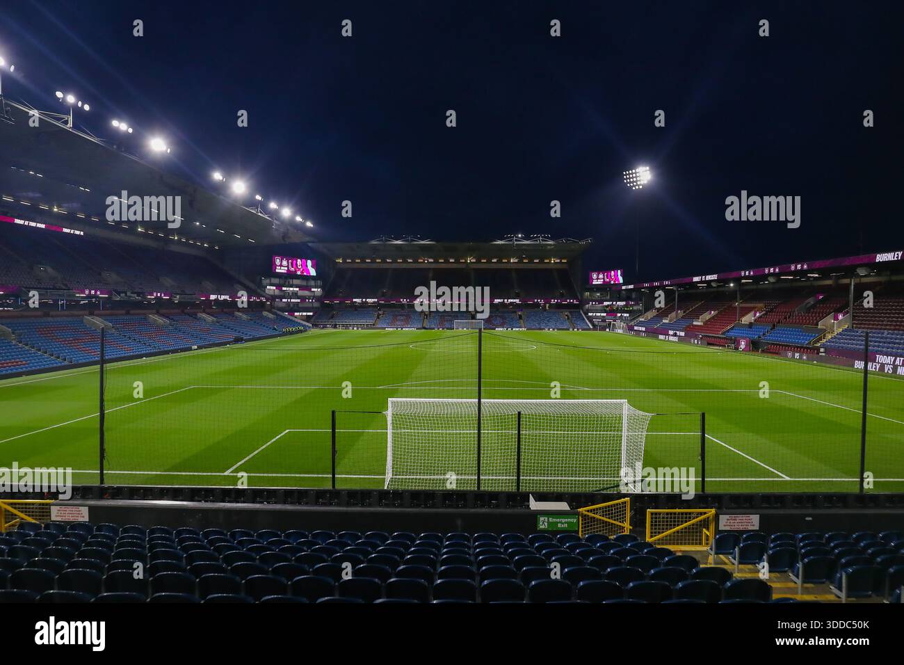 General View inside the Stadium of Turf Moor during the Burnley v ...