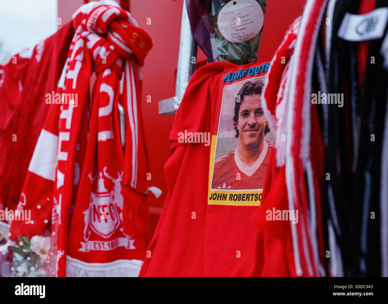Nottingham, England, 30th December 2025. Tributes are paid in memory of ...